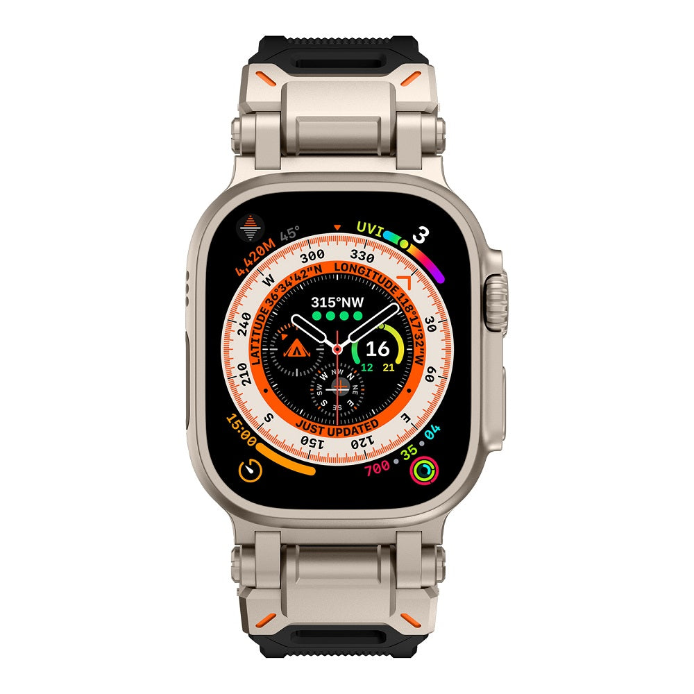 ViedeFit - Apple Watch Explorer Watch Band | Titanium+Rubber Strap For ...