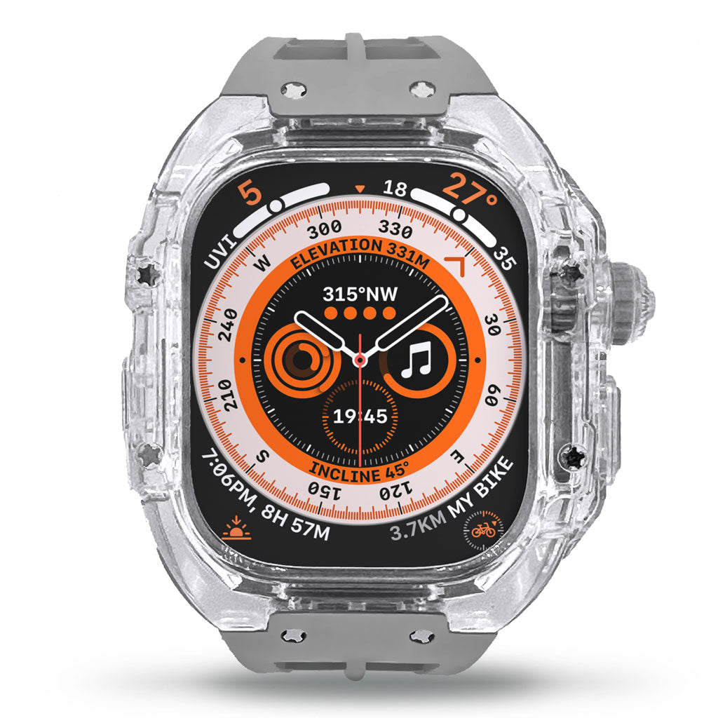 Crystal Case and Band For Apple Watch Ultra 2| iWatch 49mm Cases Strap ...